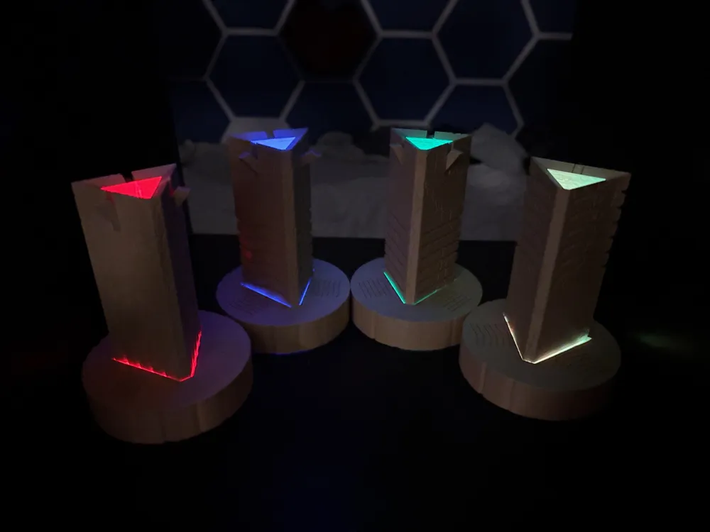 Fifth Element - Elemental Stones - Lamp - Free 3D Print Model - MakerWorld