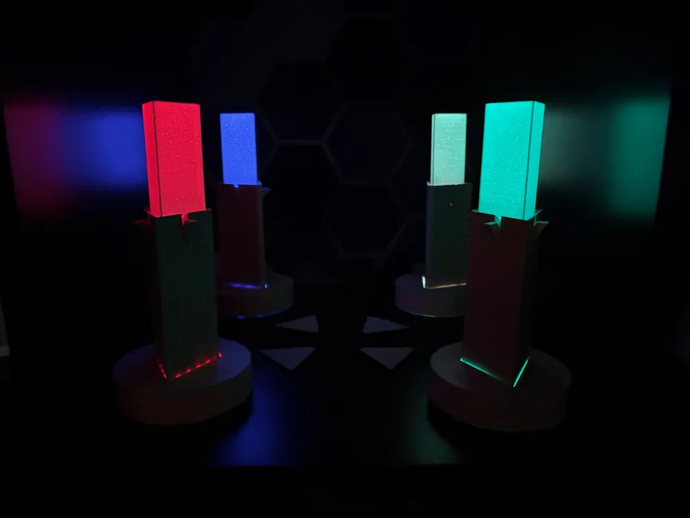 Fifth Element - Elemental Stones - Lamp - Free 3D Print Model - MakerWorld
