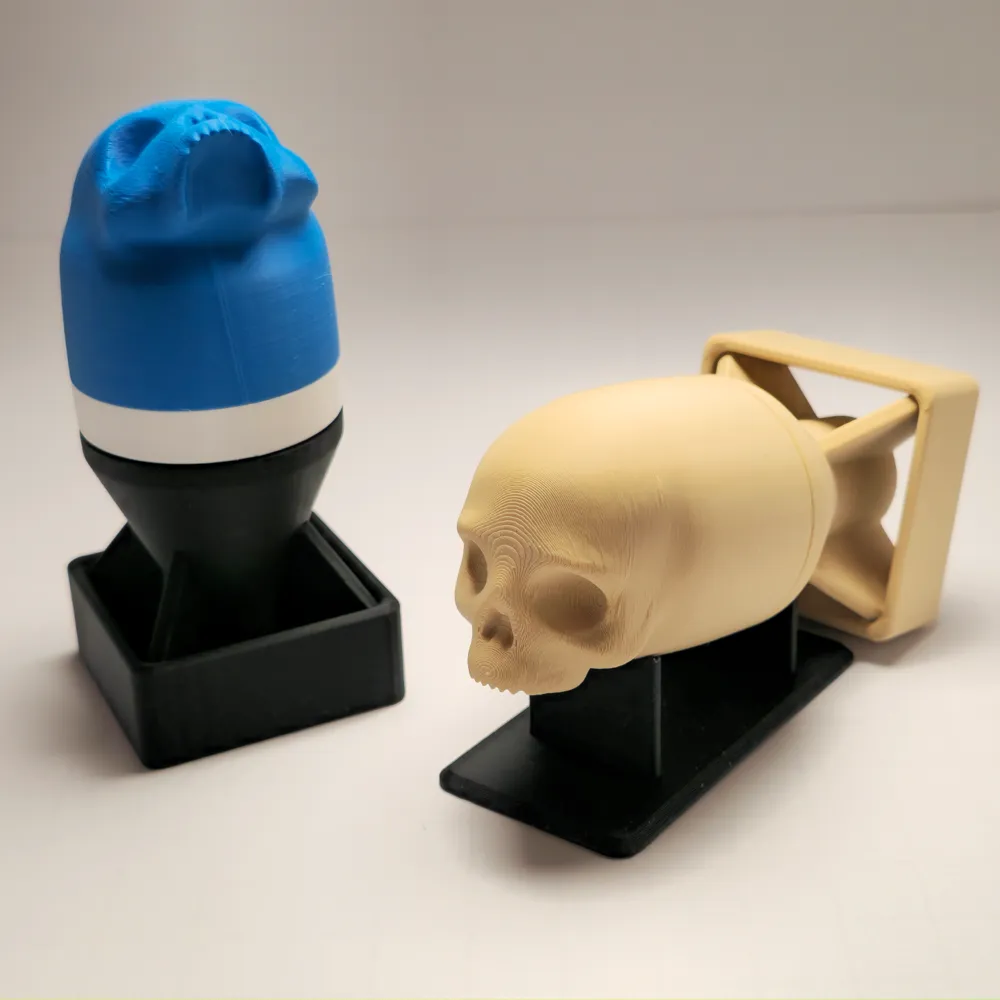 Skull Bomb 3D Print Sculpture Art by Muunk Studio MakerWorld: Download ...