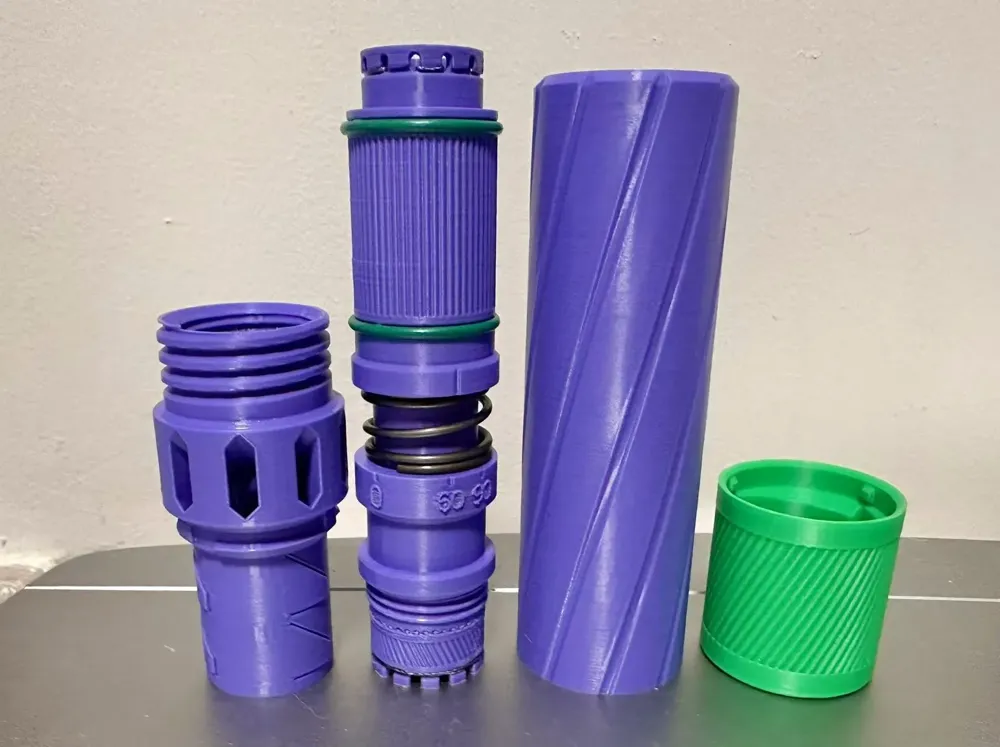 NERF 12-Strand Spring-Tensioned Constant-Pressure Fishing Line Tube ...