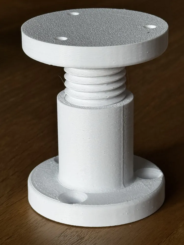 Adjustable Support / Furniture Leg (Easy to Print) - Free 3D Print ...