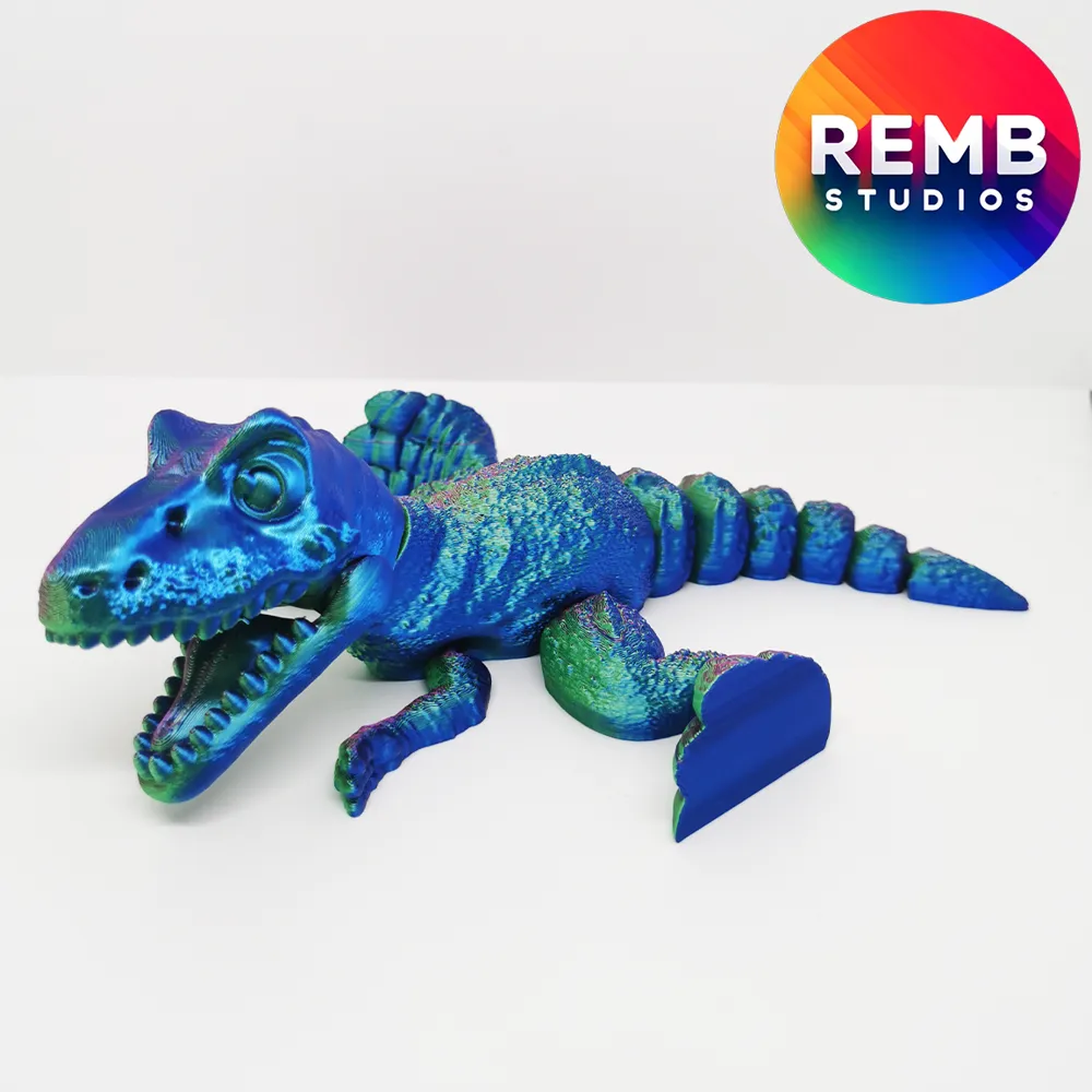 Flexi T-Rex Dinosaur | Articulated Trex NO support by Remb Studios MakerWorld: Download Free 3D ...