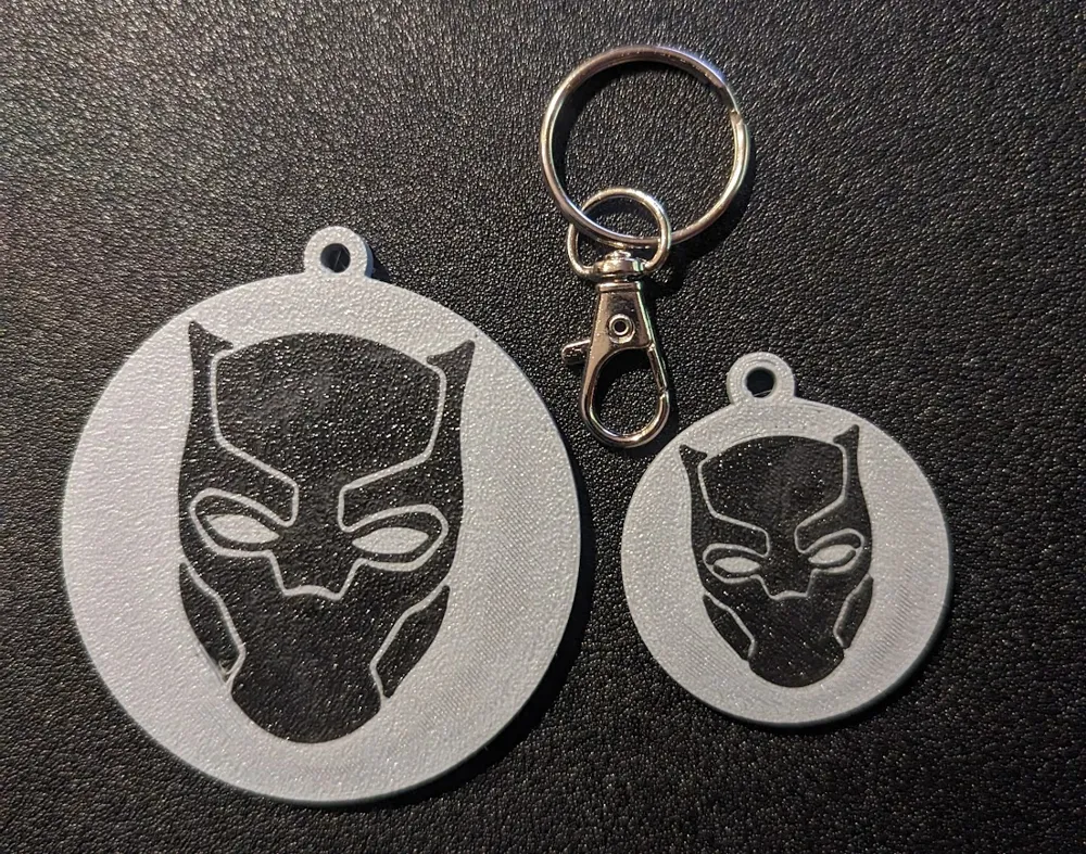 Black Panther Keychain by Garber Creations - MakerWorld