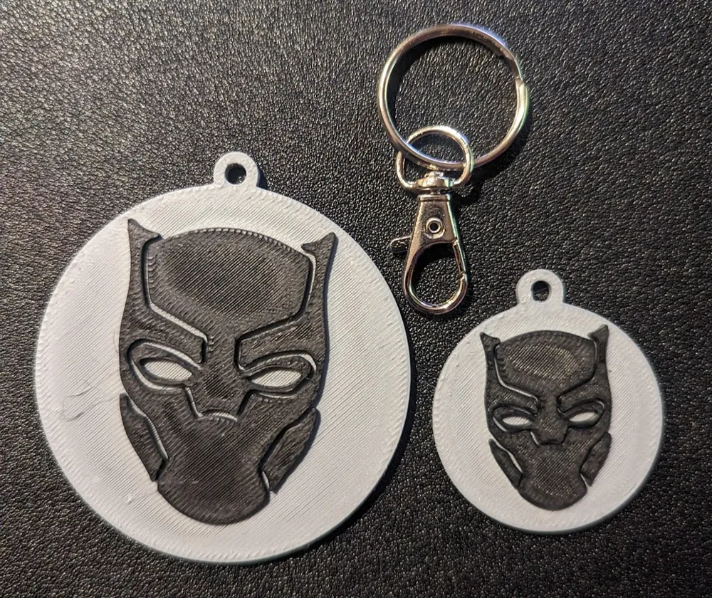 Black Panther Keychain by Garber Creations - MakerWorld