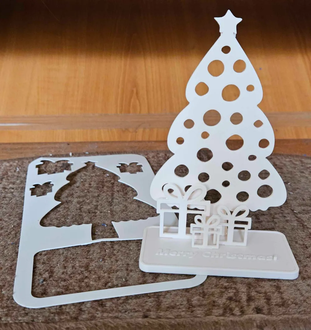 Christmas Pop-out Kit Card 200x100 by Rangebear - MakerWorld