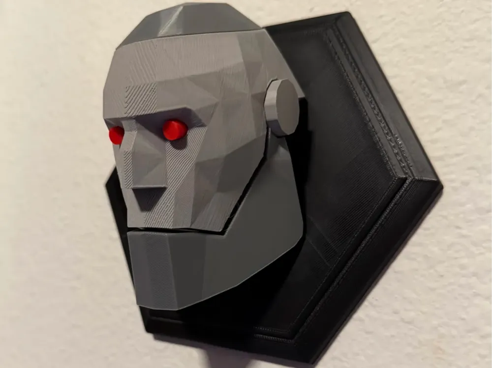 Robot Heavy Plaque - Free 3D Print Model - MakerWorld