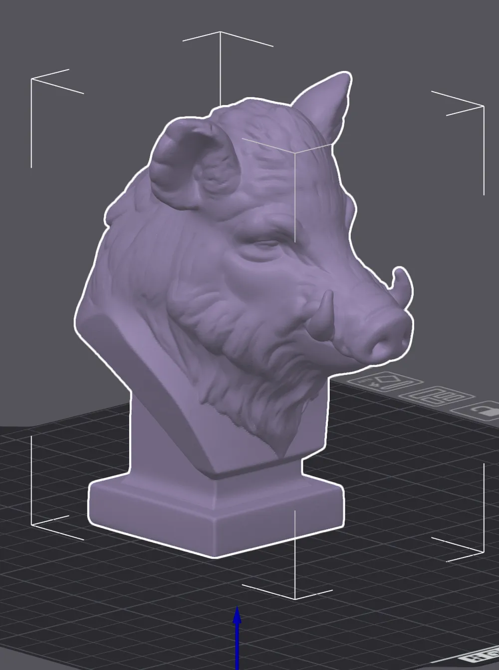 Cabeza de jabalí reventada por Mackoart MakerWorld: Descarga Modelos 3D ...