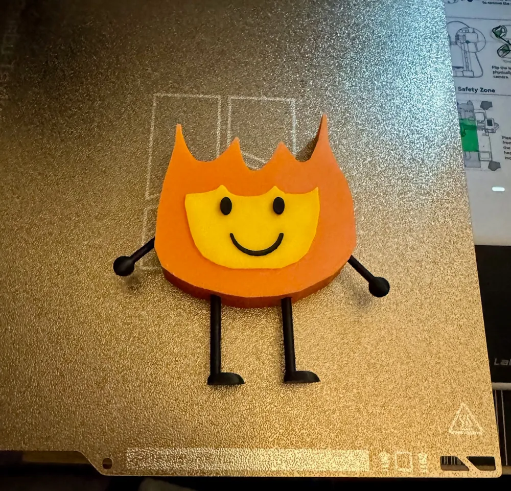 Firey from BFDI by SM3Y - MakerWorld