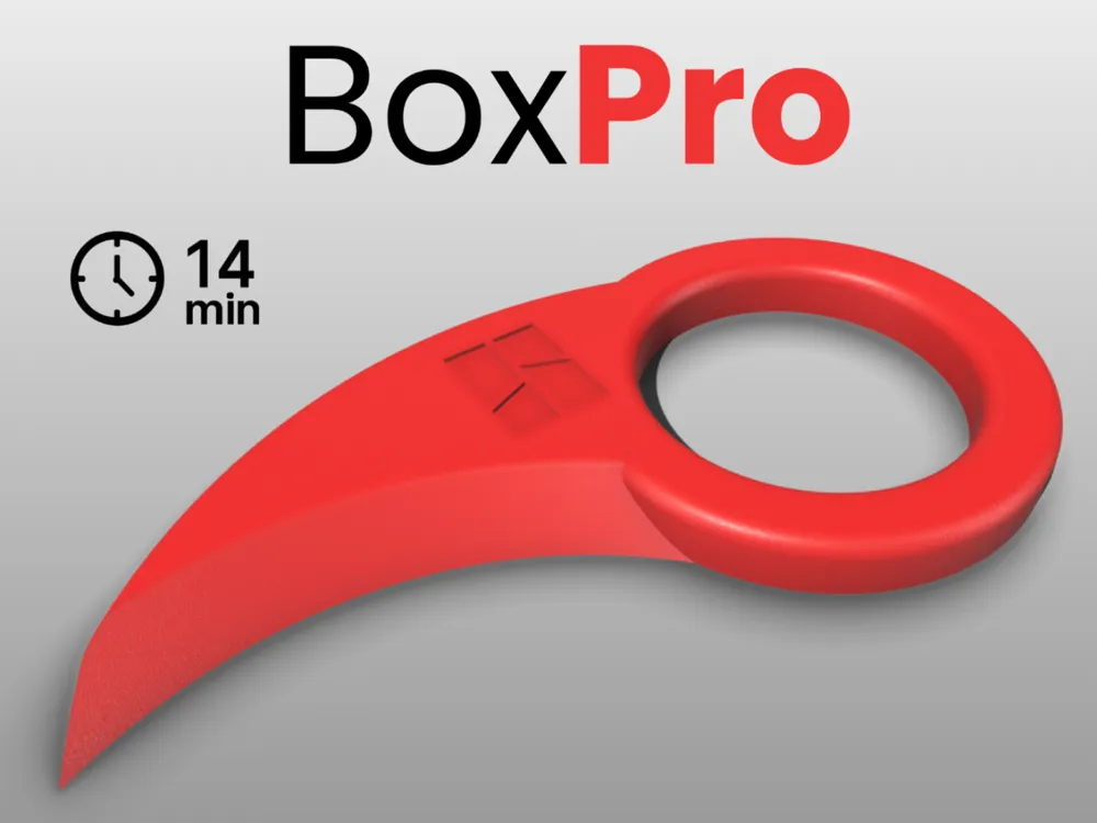 Box PRO | Box Cutter | Box Opener - Free 3D Print Model - MakerWorld
