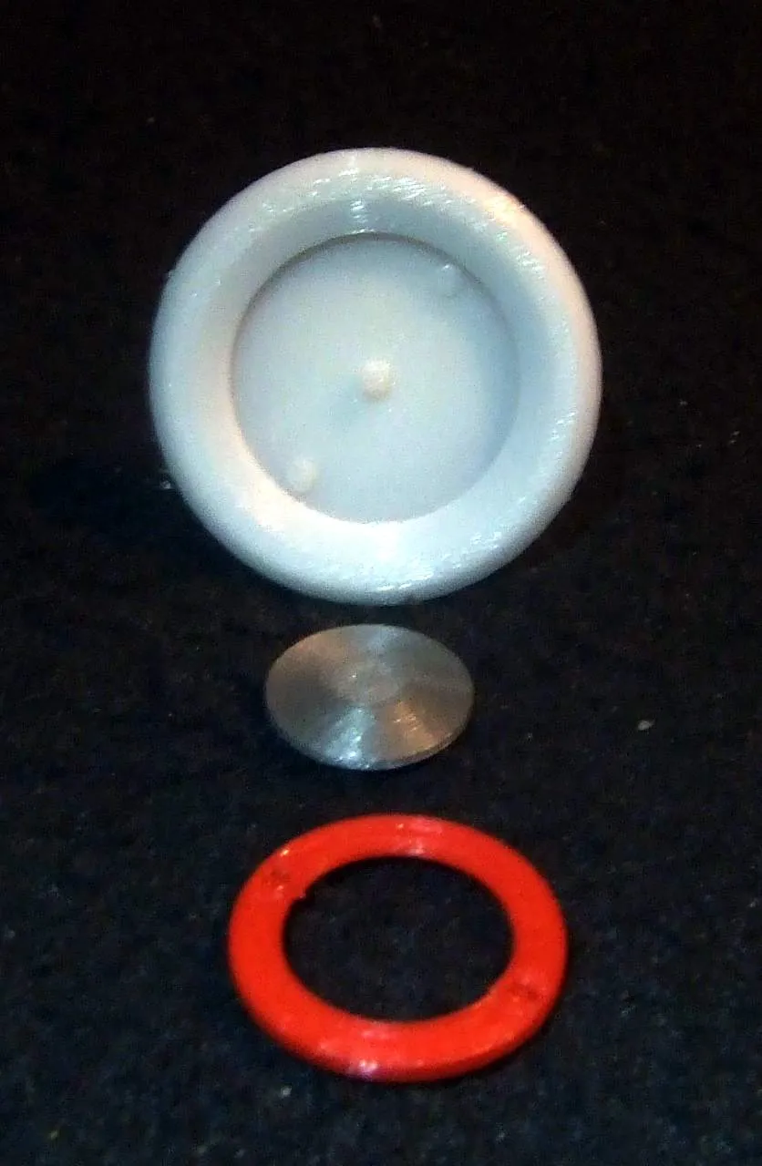 Playmobil DeLorean - Part III - Red Hubcap by user_2924261658 - MakerWorld