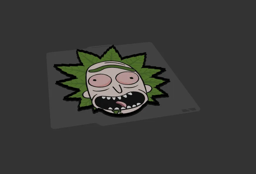 Weed Rick! by MemeDaddy MakerWorld: Download Free 3D Models