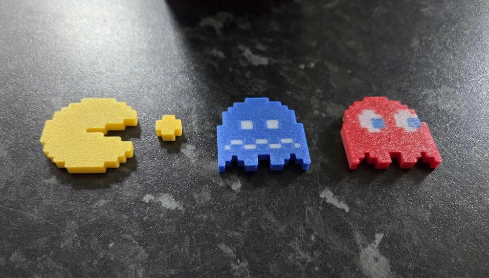 Pacman fridge Magnet set by Westy74 MakerWorld: Download Free 3D Models