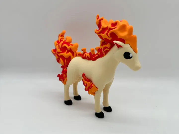 Ponyta Multicolore - Modèle d'Impression 3D Gratuit - MakerWorld