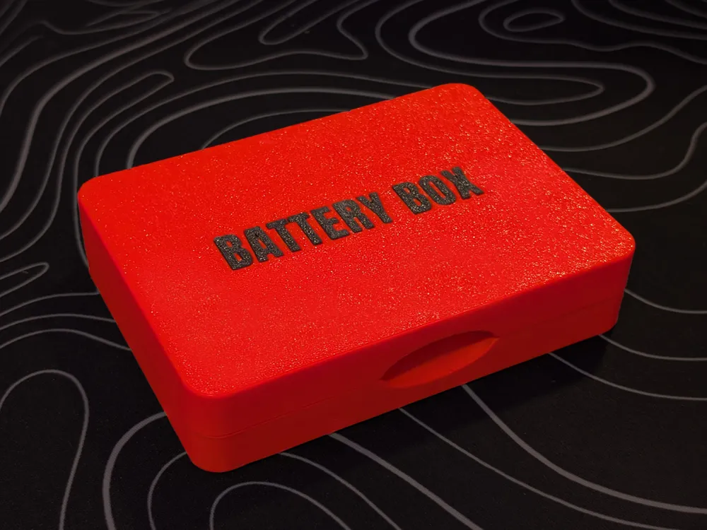 Button Cell Batteries Box - Free 3D Print Model - MakerWorld