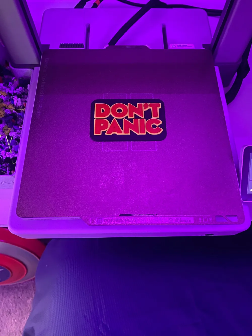 Don't Panic Wall Art - Free 3D Print Model - MakerWorld