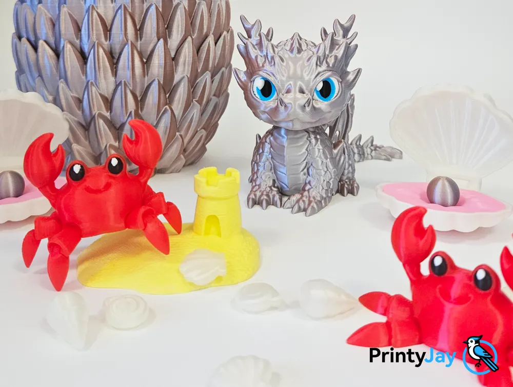 Ocean Reef Dragon! by Printyjay MakerWorld: Download Free 3D Models