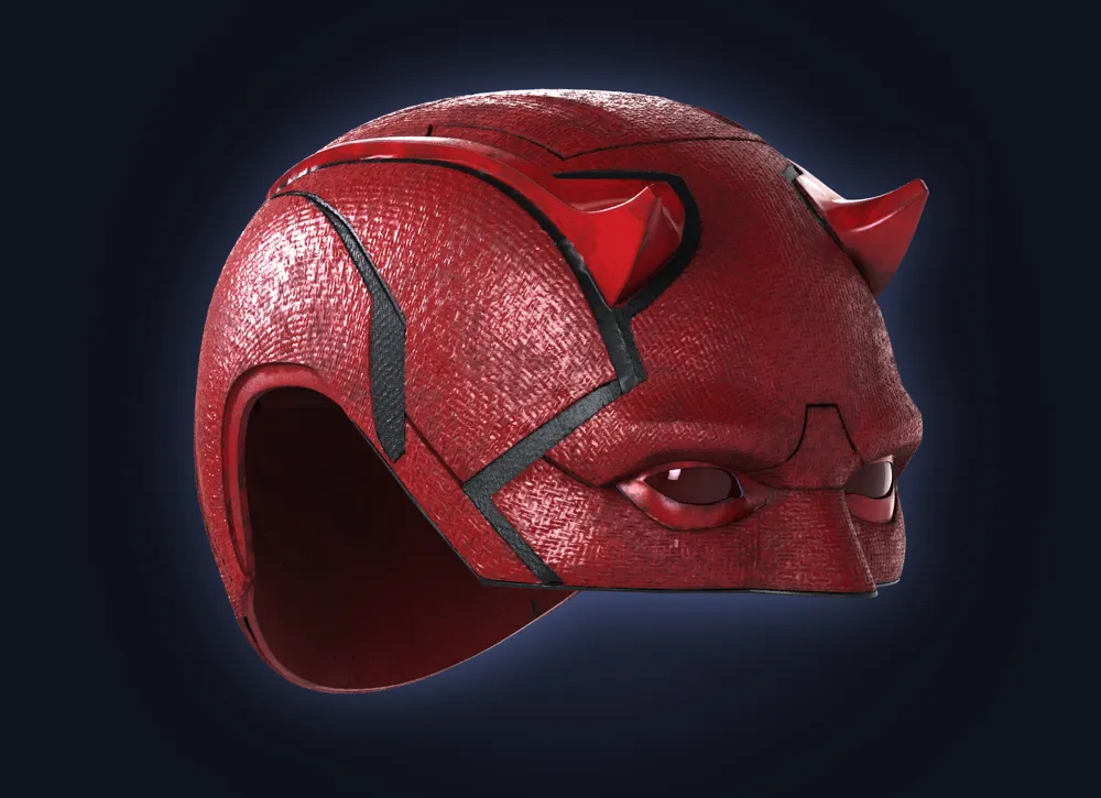 Daredevil Born Again cowl mask helmet Matt Murdock - Free 3D Print ...