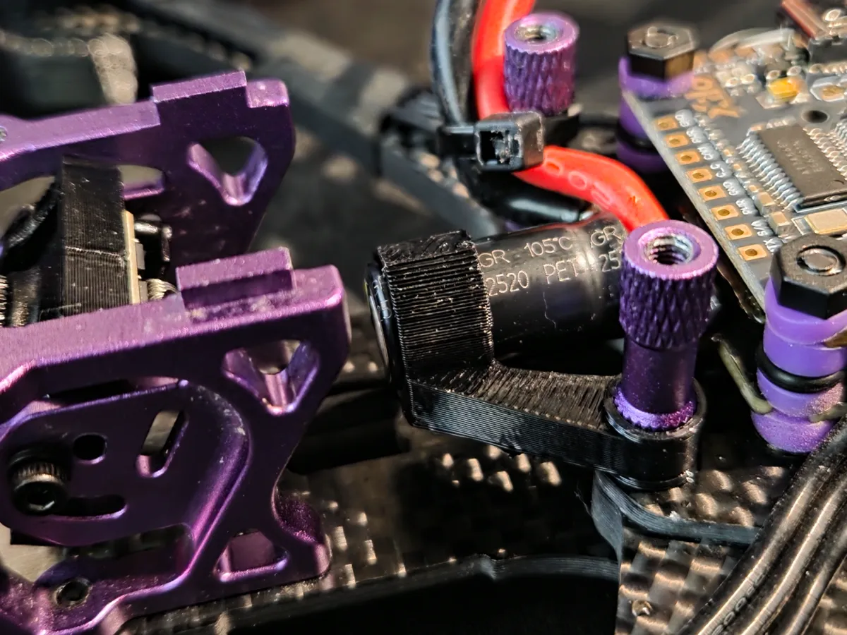 QAVS-2 Joshua Bardwell Capacitor mount - Free 3D Print Model - MakerWorld