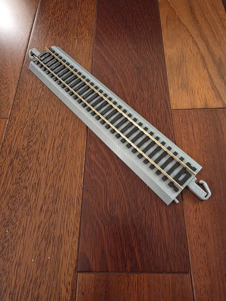 HO train track base for traditional tracks - Free 3D Print Model ...