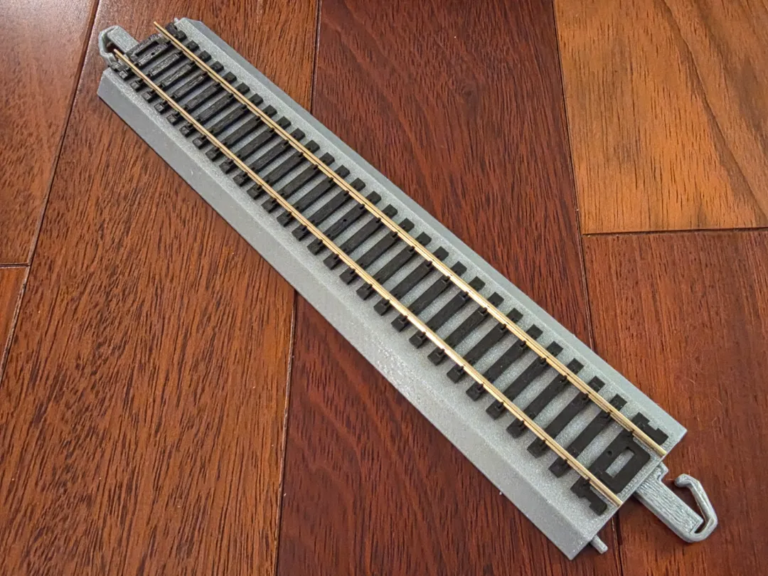 HO train track base for traditional tracks - Free 3D Print Model ...