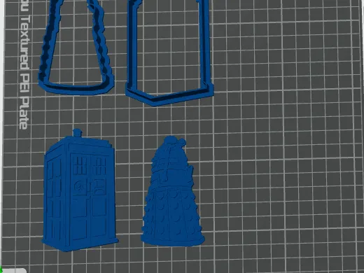 Doctor Who Cookie Cutter by LivMakerWorld: Download Free 3D Models