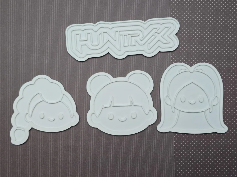Huntrix Demon Hunters Kpop Coloring Set 10 - Free 3D Print Model ...