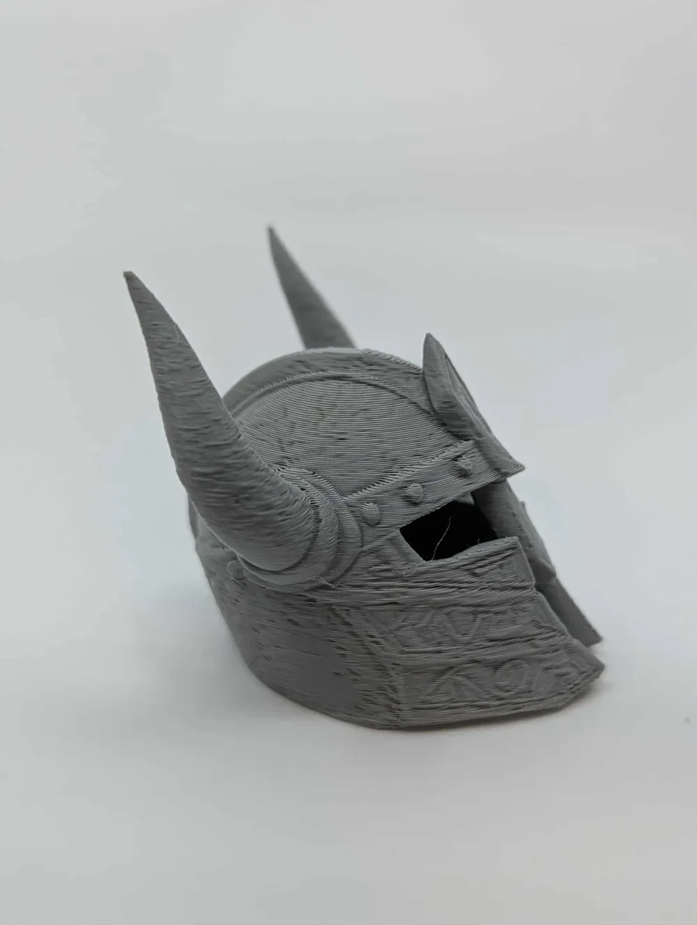 Viking Warrior Helmet Hide - Free 3D Print Model - MakerWorld