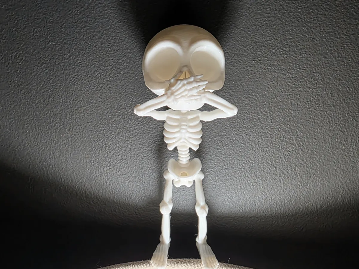 "Chill" Skeleton - Speak No Evil - Free 3D Print Model - MakerWorld