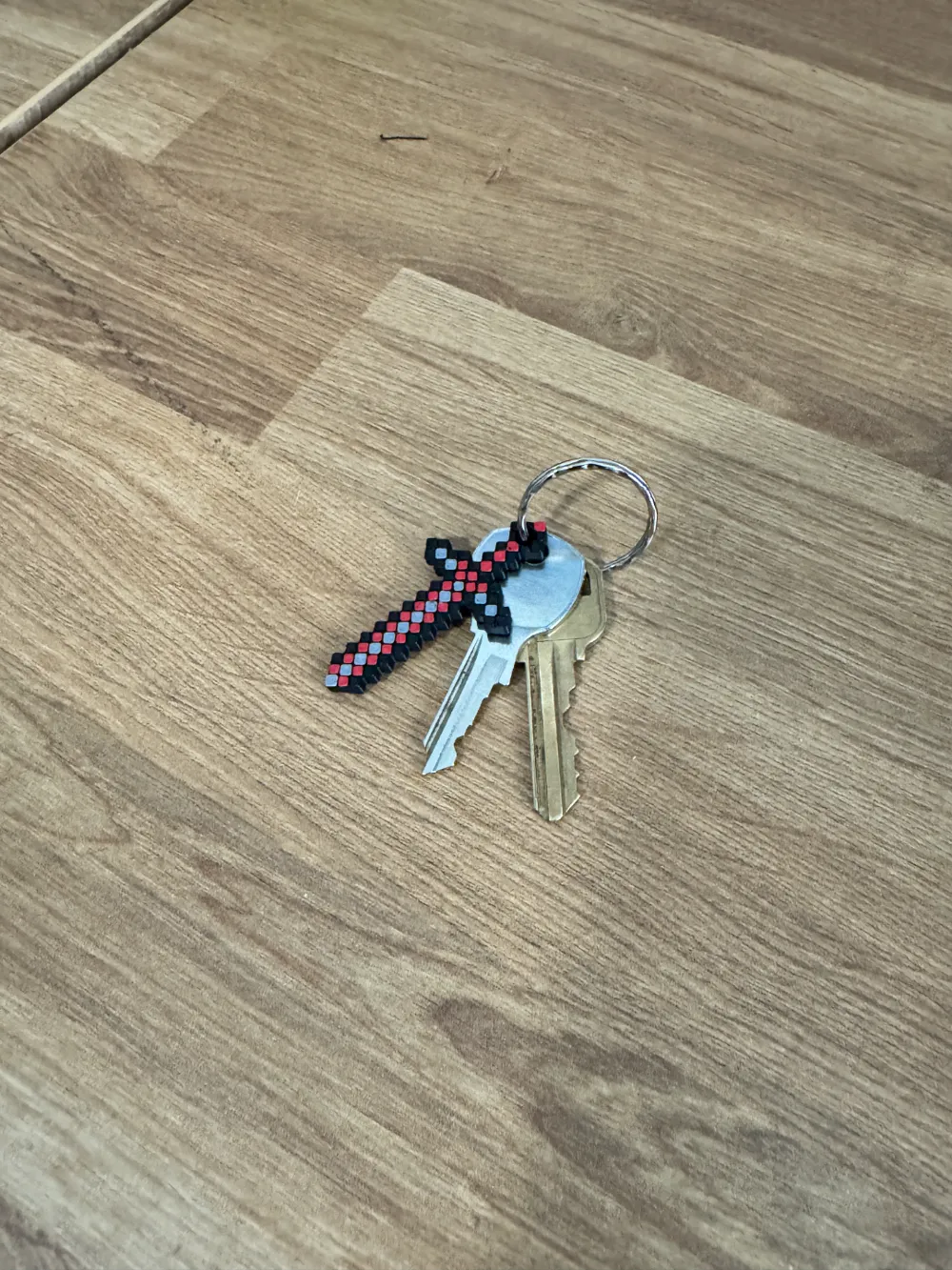 Pixel Sword Keychain – Inspired by Minecraft by Creat3DWorks - MakerWorld