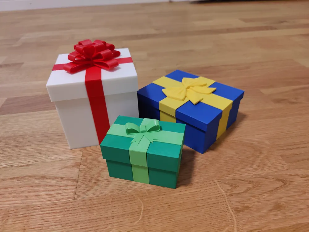 Parametric Gift Box - Free 3D Print Model - MakerWorld