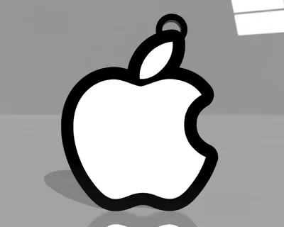 Keychain Apple by Magic Studio 3D - MakerWorld