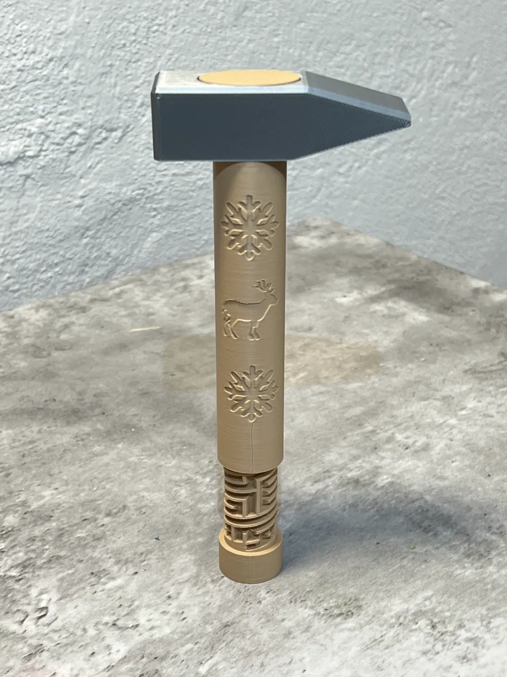 Hammer with a secret maze puzzle in hilt. - Free 3D Print Model ...