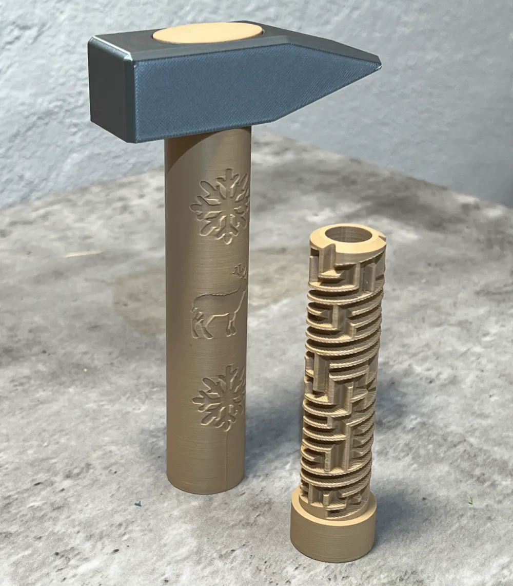 Hammer with a secret maze puzzle in hilt. - Free 3D Print Model ...