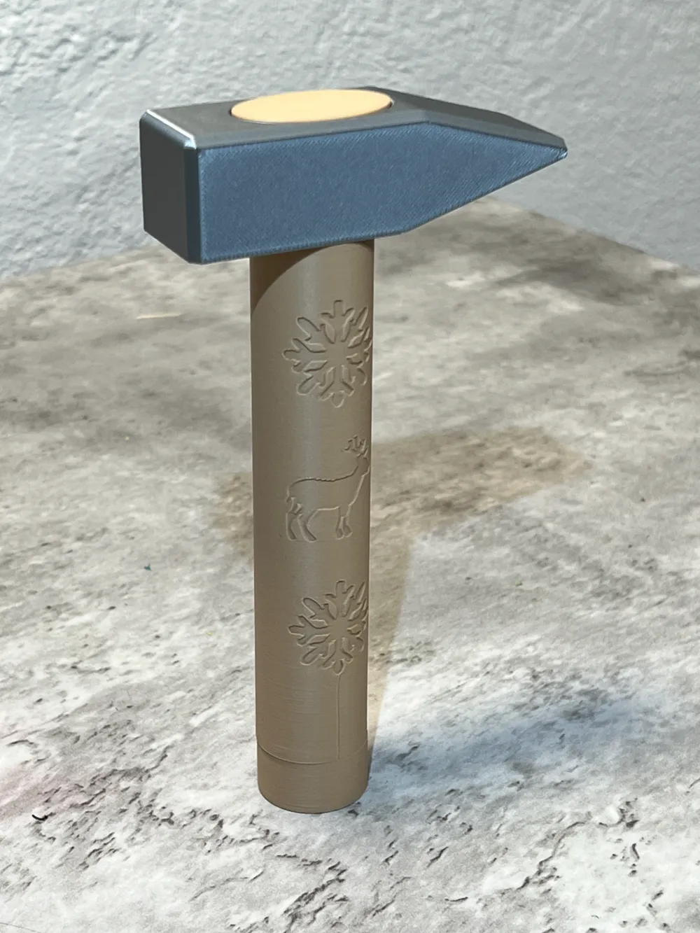 Hammer with a secret maze puzzle in hilt. - Free 3D Print Model ...