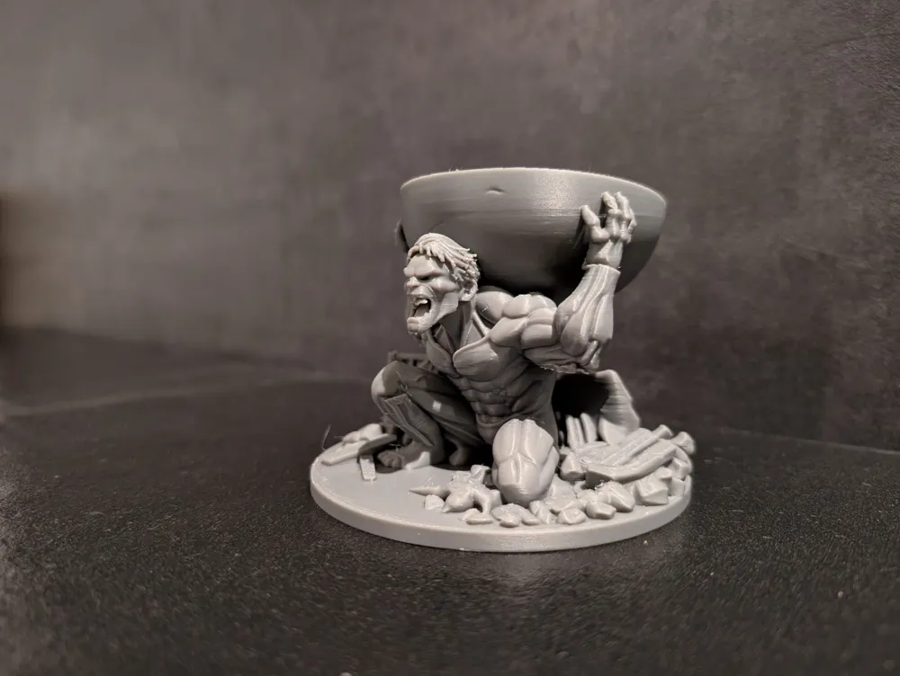 Attack Titan Candy Bowl - Free 3D Print Model - MakerWorld