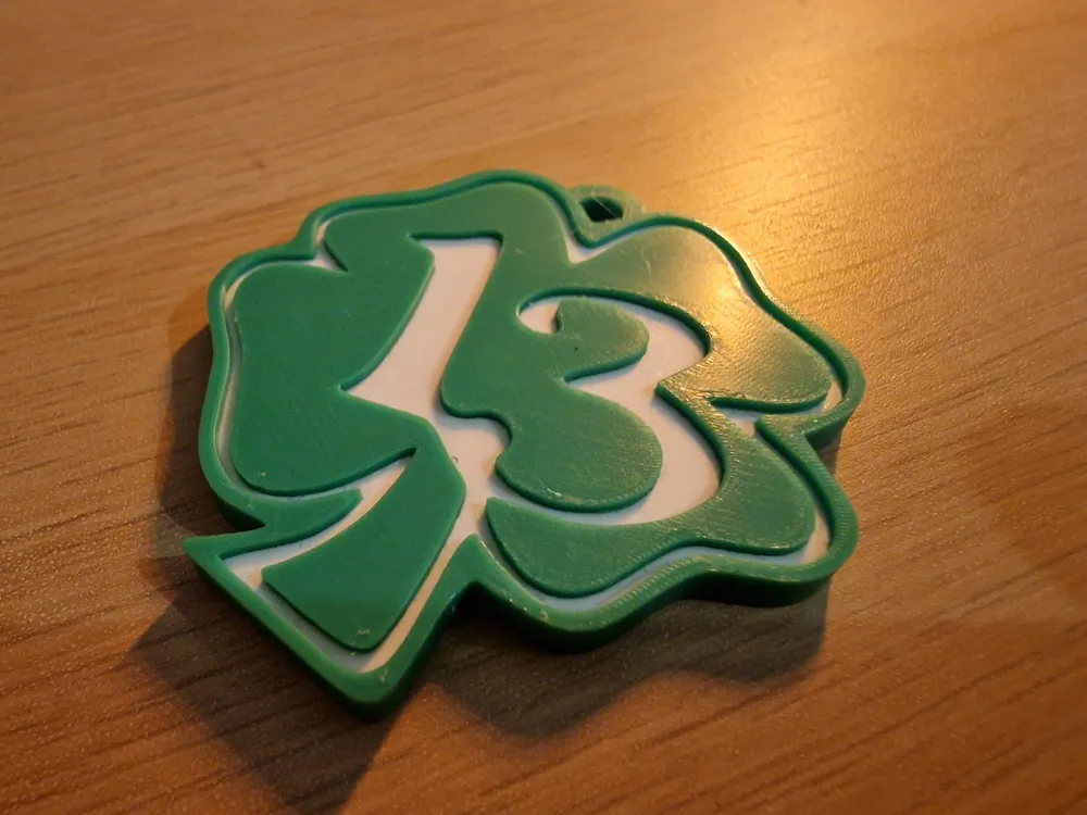 Lucky 13 Keychain by NickR1983 - MakerWorld