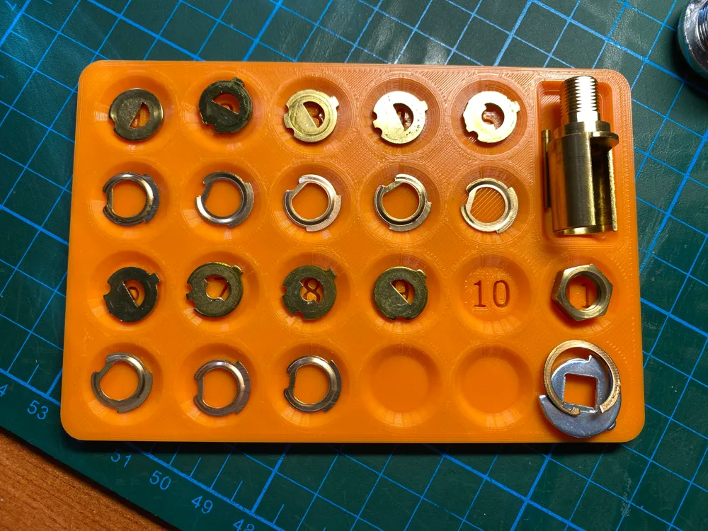 Pinning Tray for Disk Detainer Locks by FGorgo - MakerWorld