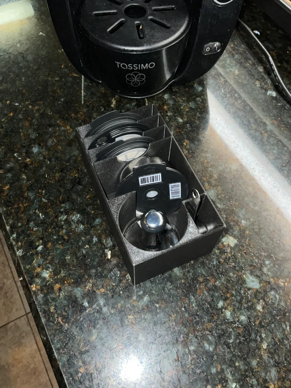 Tassimo Organizer - Reusable Pods, Brush, Press by Anthony Makes 3D ...