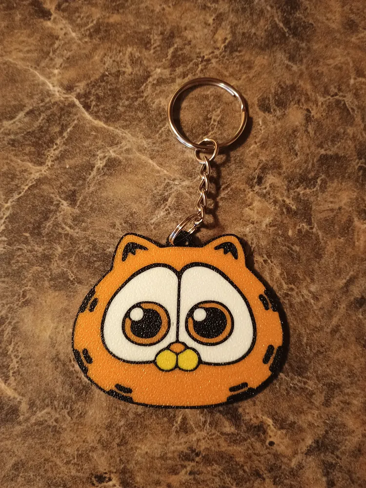 Garfield Keychain by 3D_Nikolai MakerWorld: Download Free 3D Models