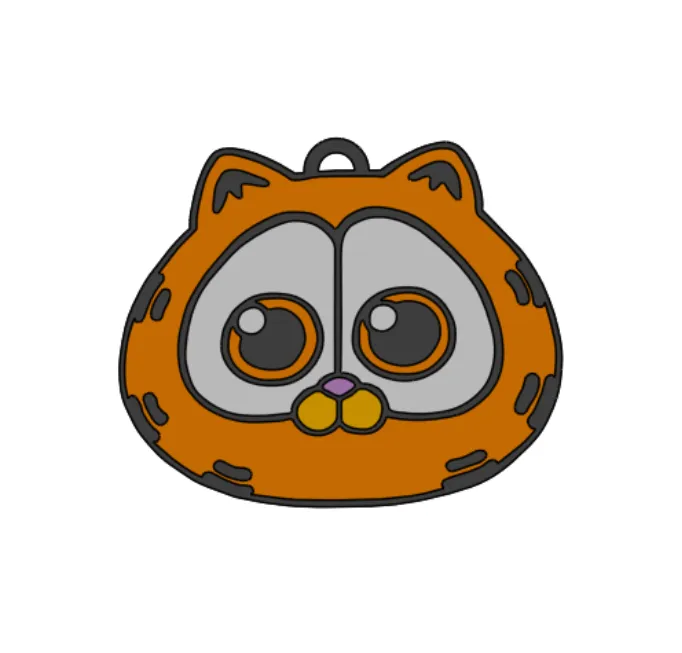 Garfield Keychain by 3D_Nikolai MakerWorld: Download Free 3D Models