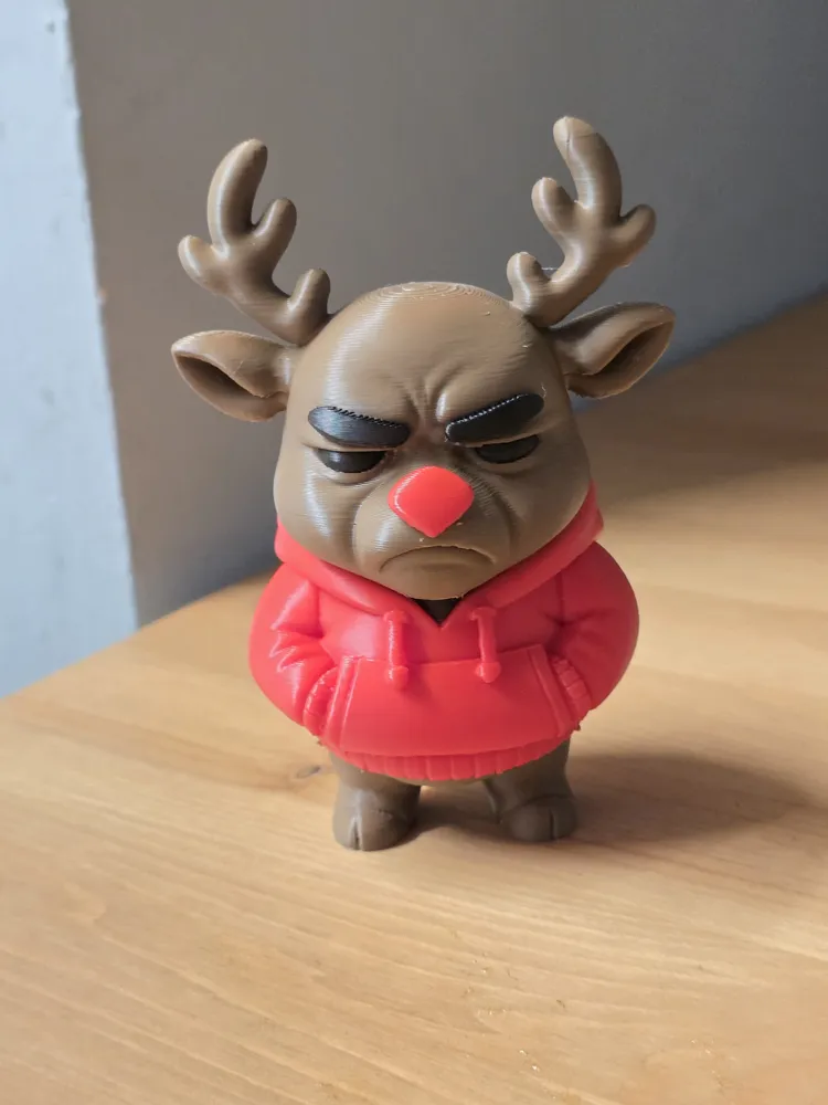Grumpy Reindeer by Morganja MakerWorld: Download Free 3D Models