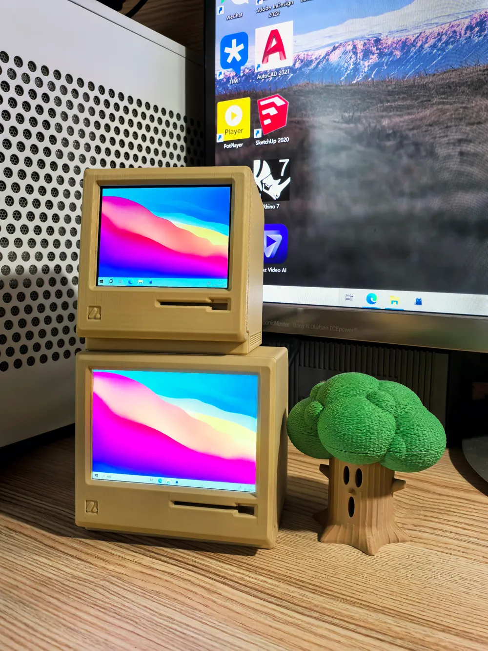 Mōcintosh Mini Secondary Screen by Ren_Studio MakerWorld: Download Free ...