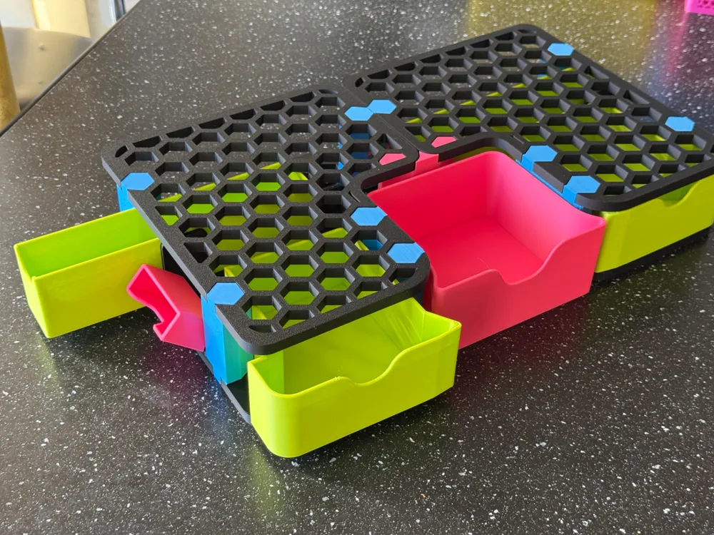 Modular Desk Laptop Riser - With 7 Compartments by Eternity Labs ...