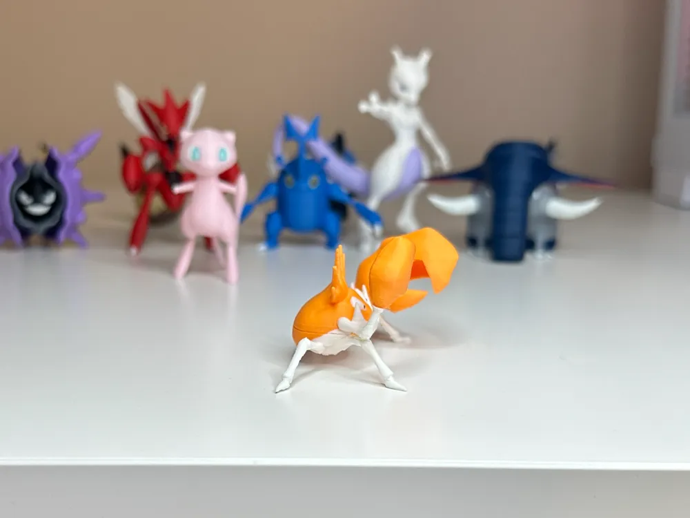 Kingler Pokemon 3 Color 42mm tall by LCFigure - MakerWorld