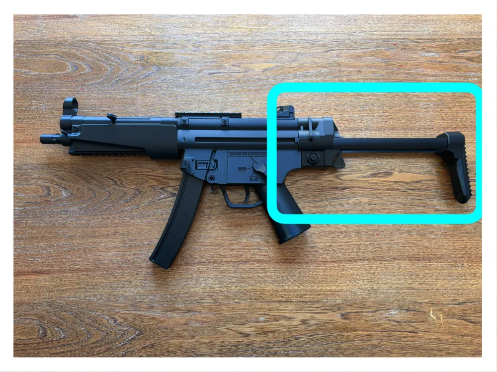 mp5 retractable stock upgrade by OJum MakerWorld: Download Free 3D Models