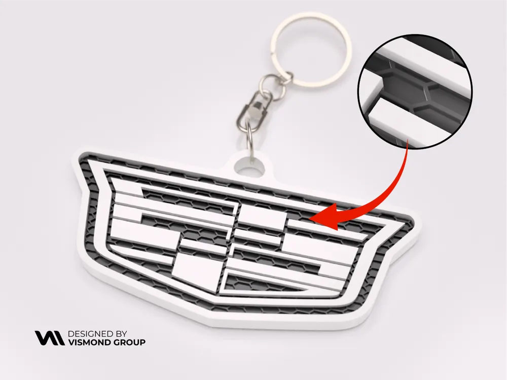 Cadillac Keychain by VISMOND GROUP MakerWorld: Download Free 3D Models