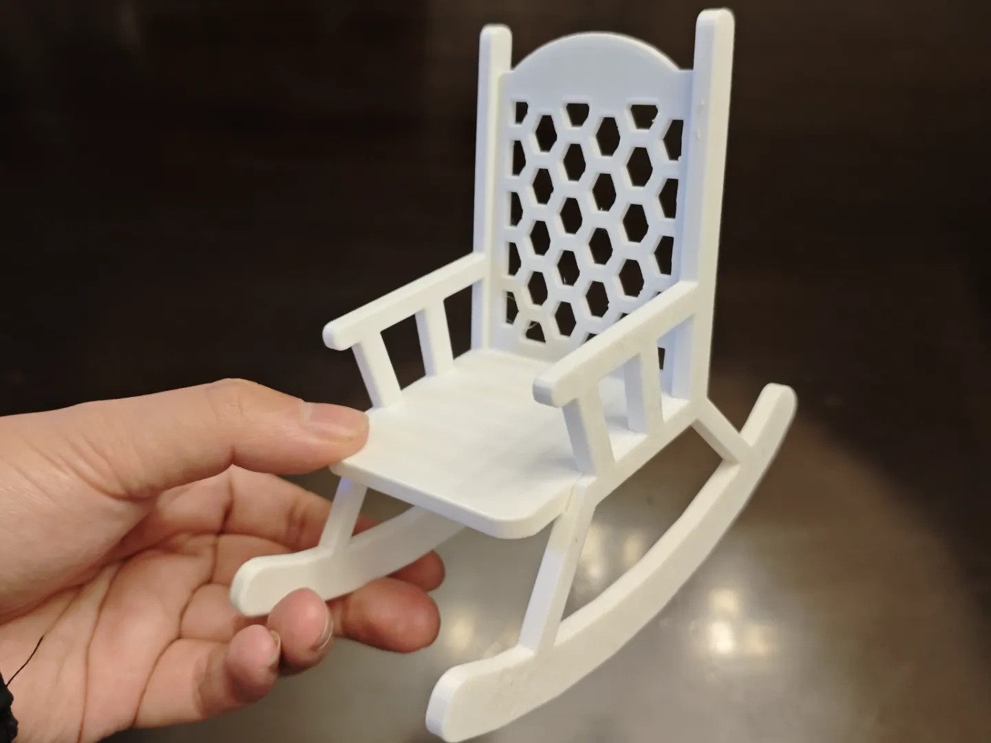 Desktop ornament, doll rocking chair, armchair, prints well, assembly ...