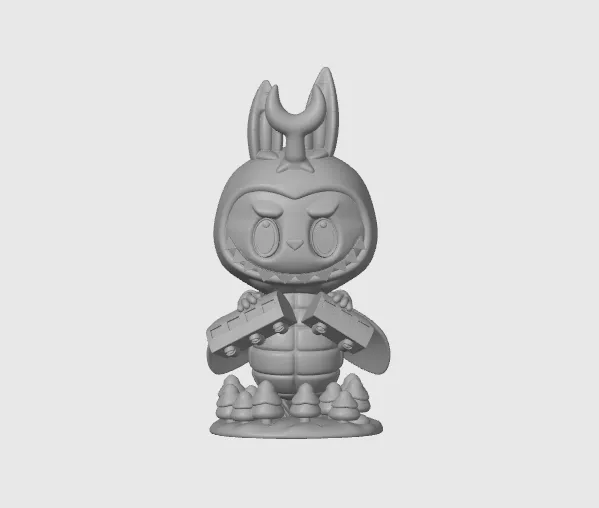 Labubu Warrior Bunny 3D Model – Pop Mart Figure by profus MakerWorld ...