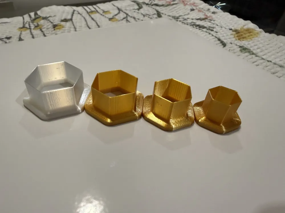 Hexagonal polymer clay cutters - Free 3D Print Model - MakerWorld