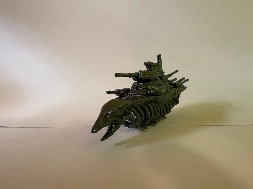 Battle Sea Creature Ship by Layers Lord MakerWorld: Download Free 3D Models